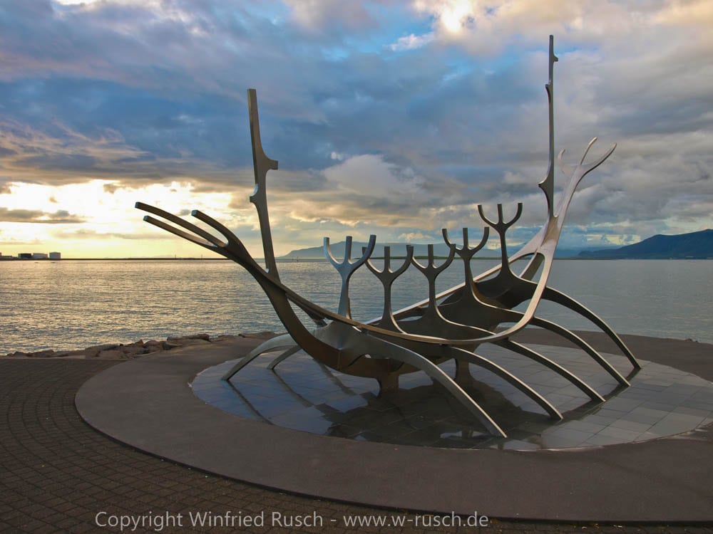Viking monument, Reykjavik, Iceland