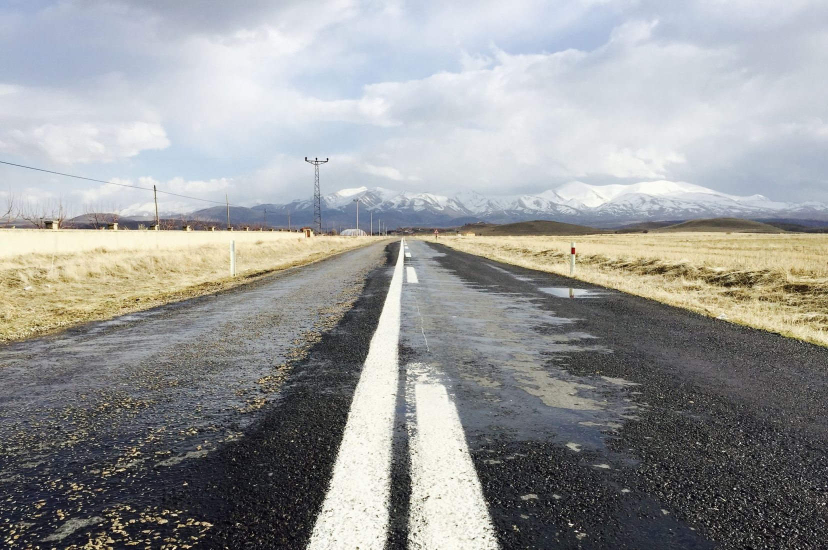 empty roads in Cappadocia, Turkey (Türkiye)