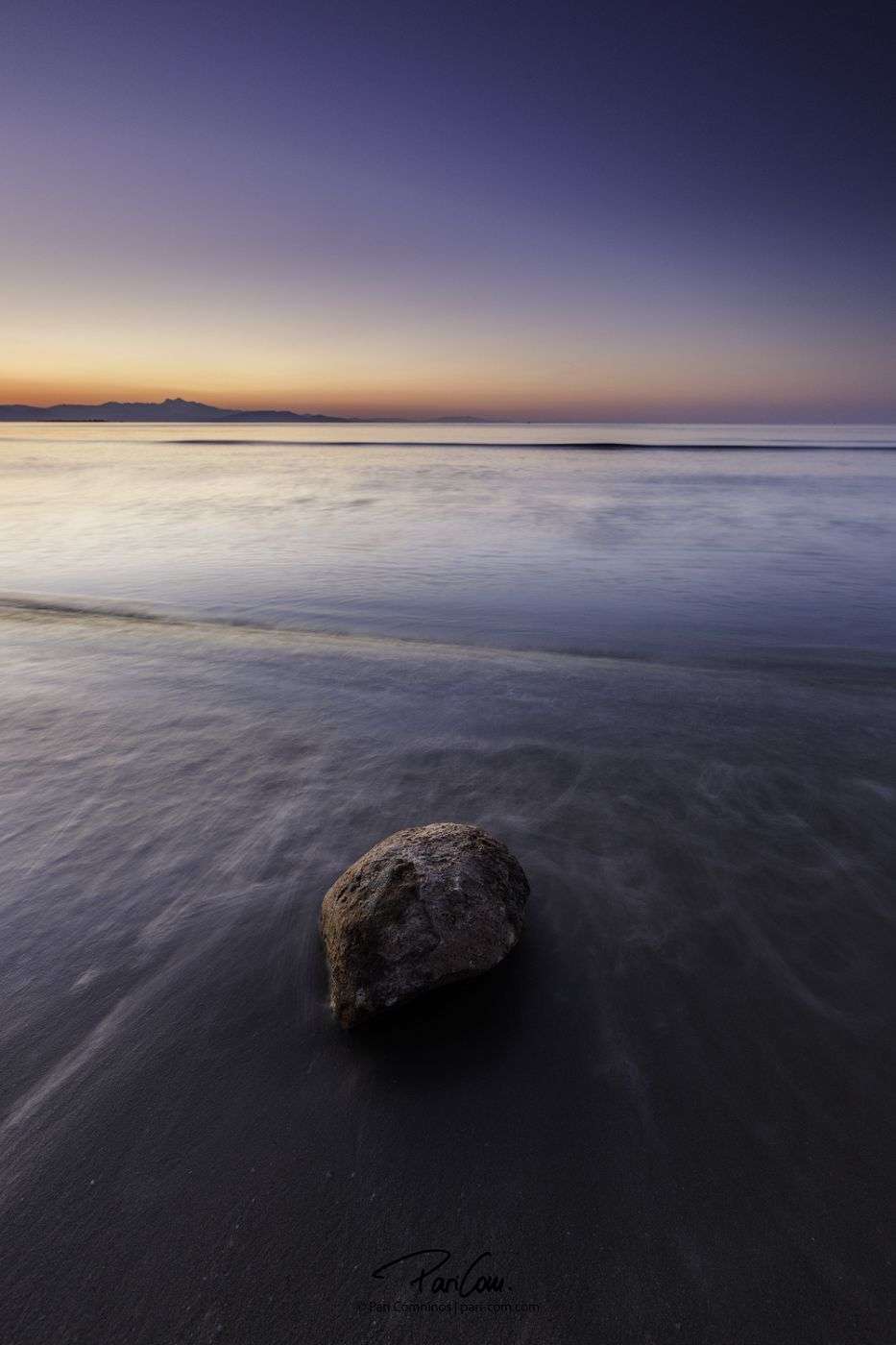Sunrise Loutsa beach, Greece