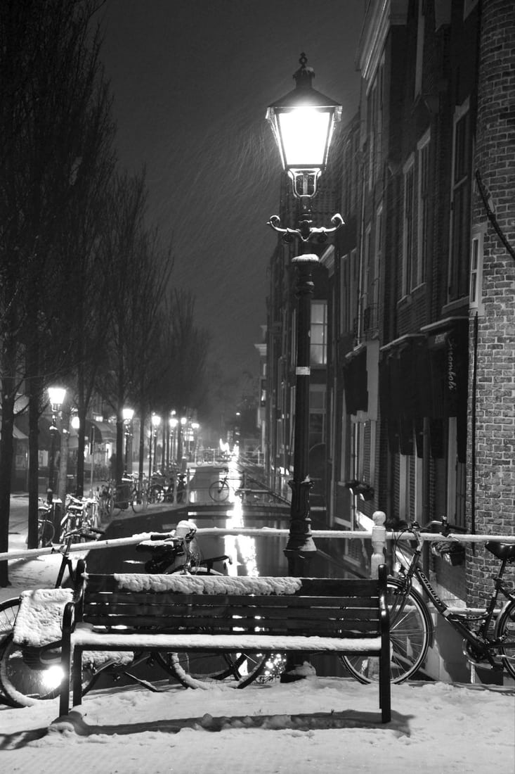 Winter in Delft, Netherlands