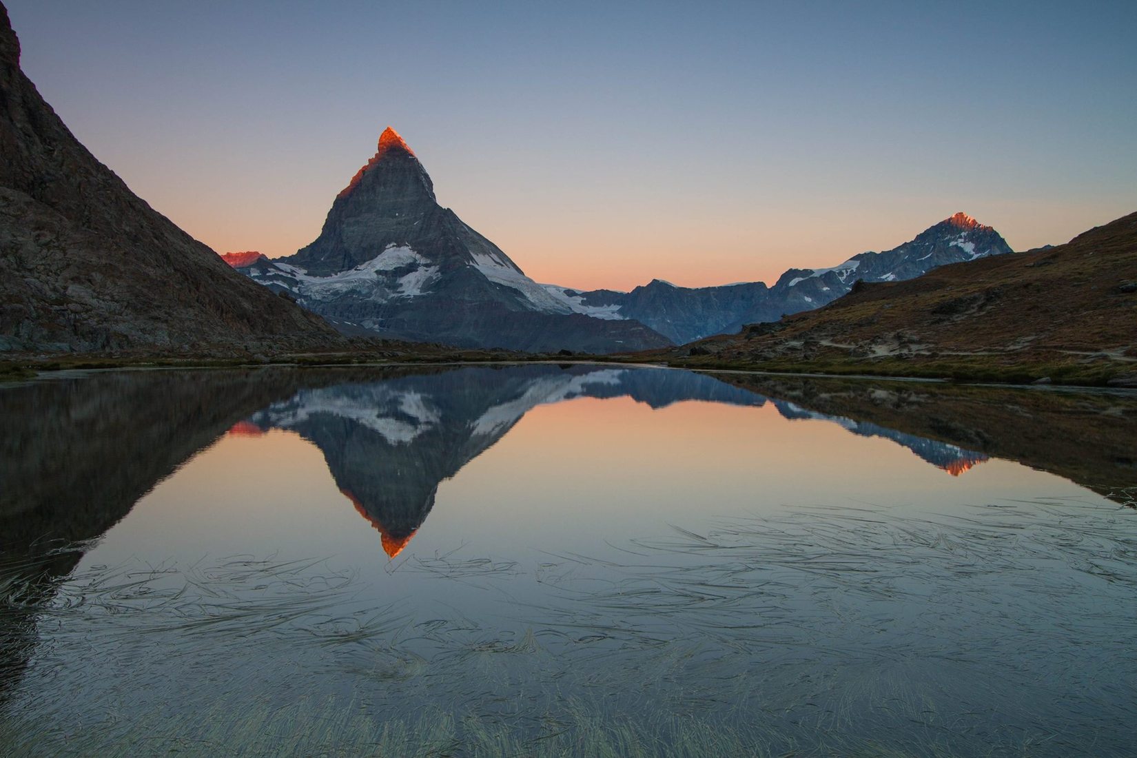 Riffelsee with Matterhorn reflection, Switzerland