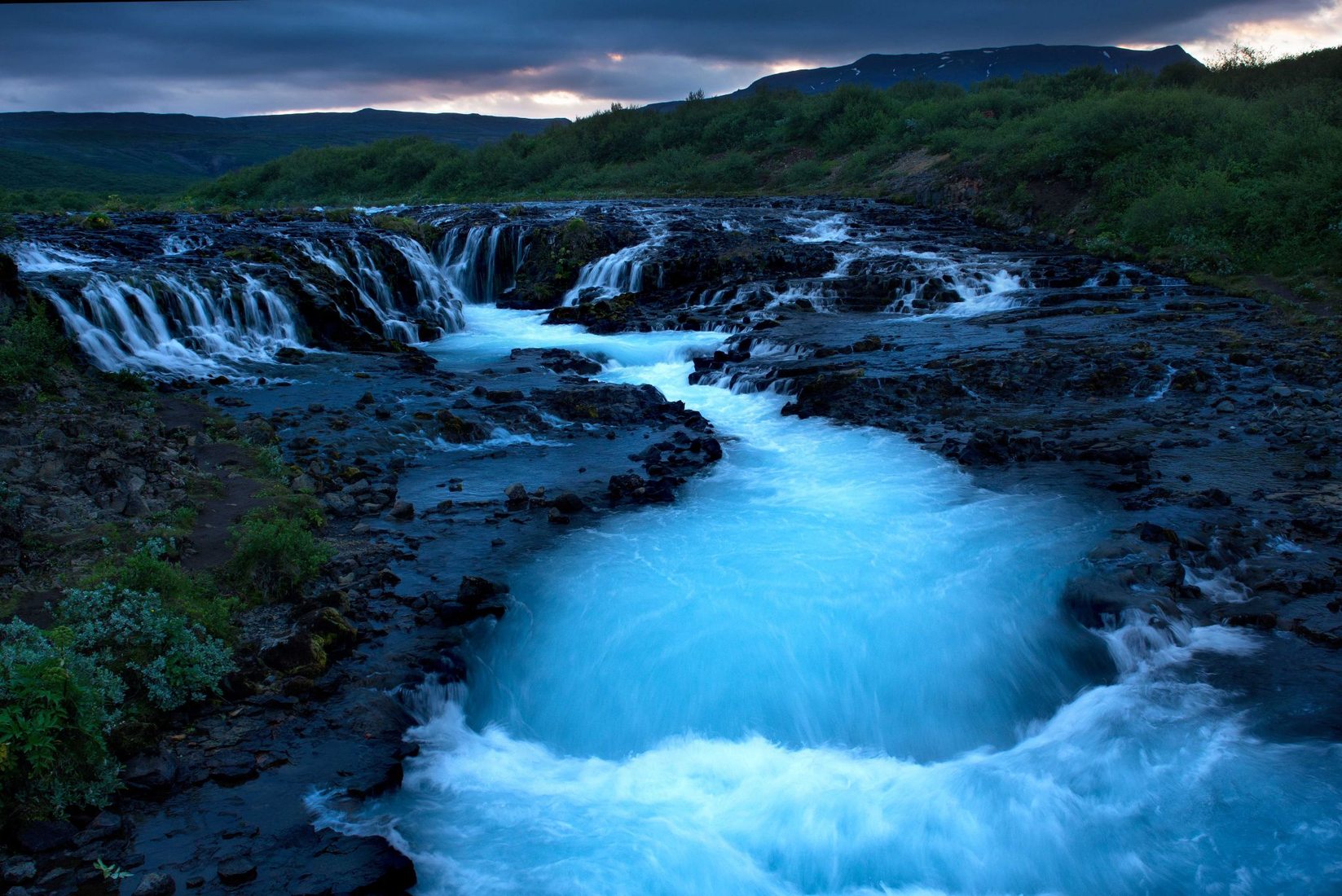 Bruarfoss Waterfall, Iceland