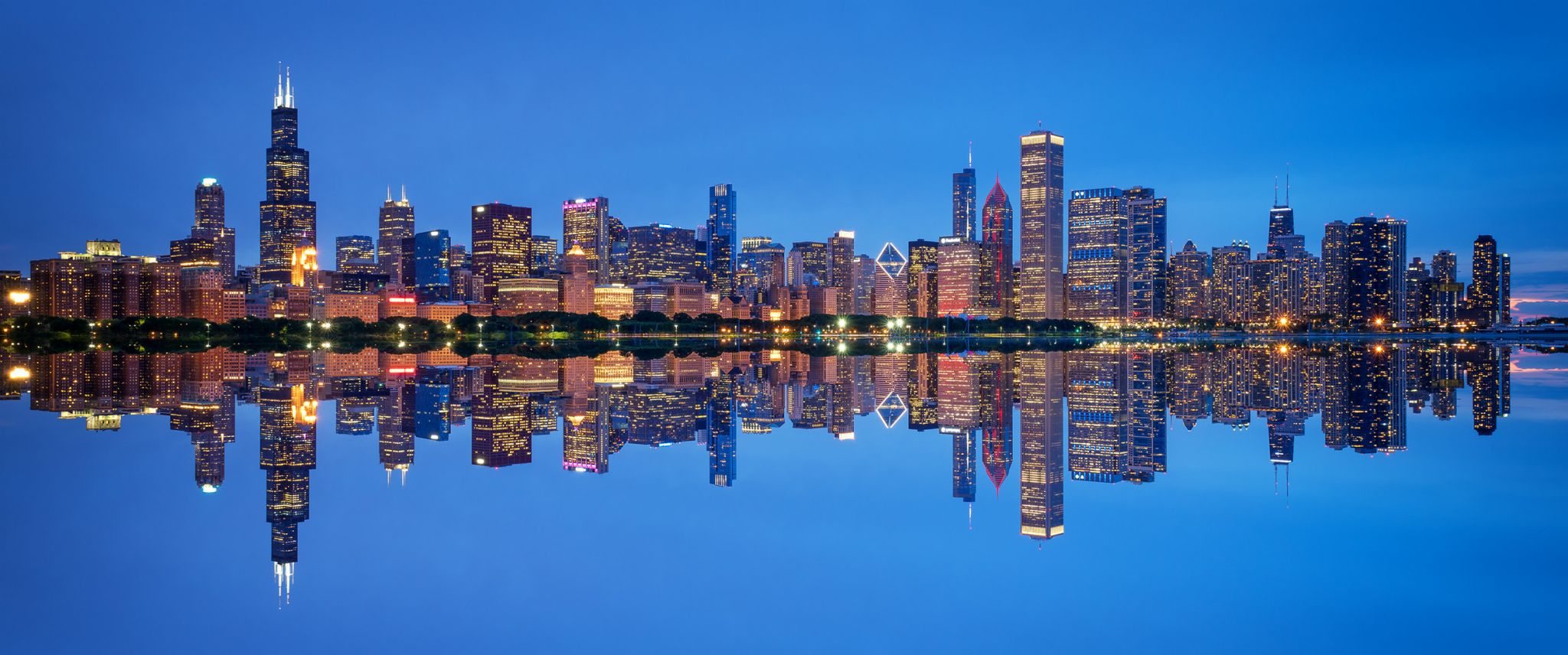 Chicago Skyline Widescreen Wallpaper