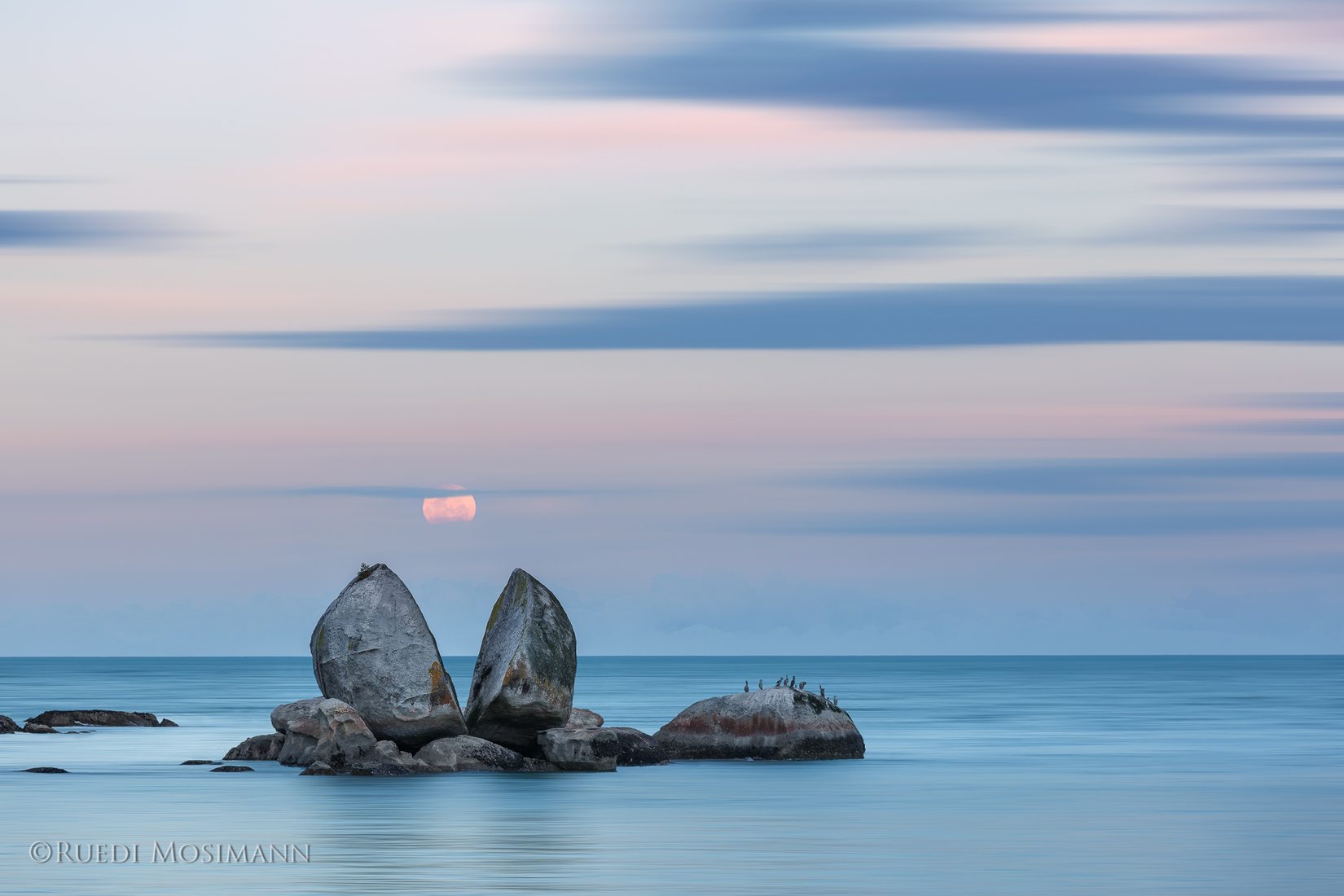Split Apple Rock, New Zealand