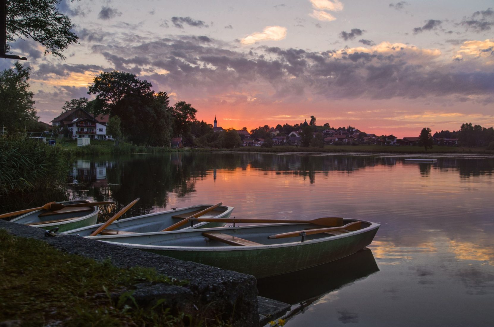 Soiersee , Bad Bayersoien,, Germany