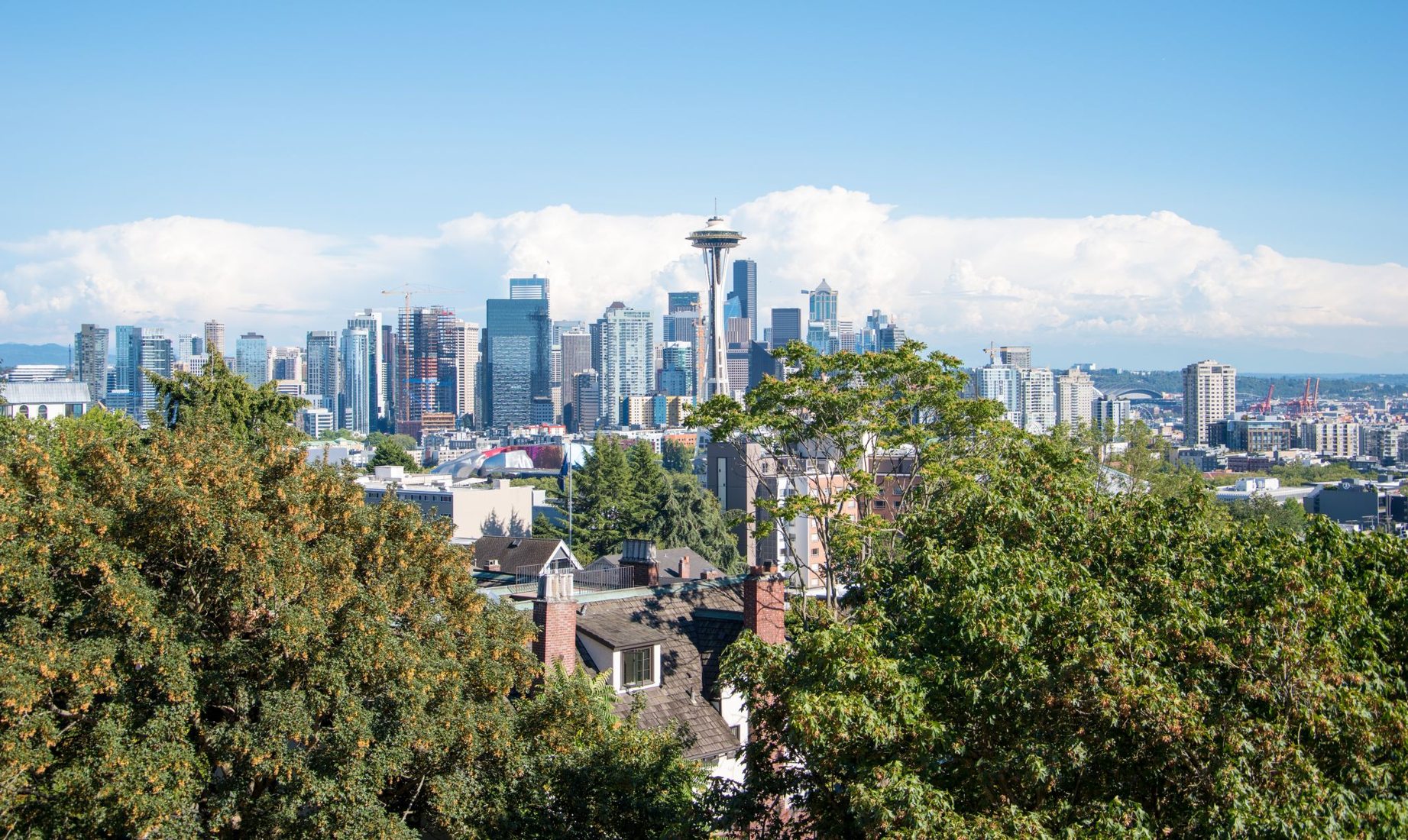 Space Needle from Kerry Park, Seattle, USA