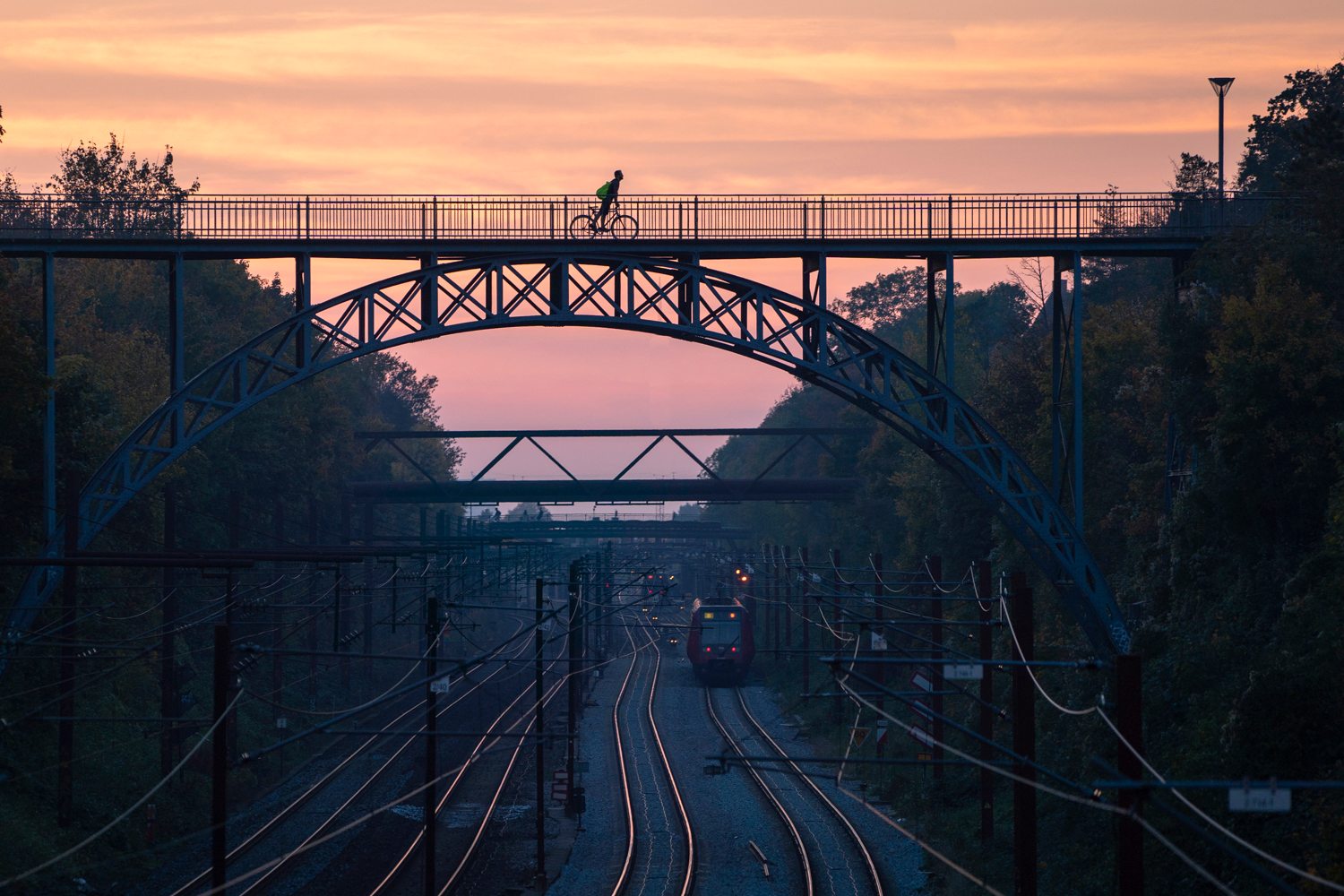 Carlsberg cycel bridge, Copenhagen, Denmark