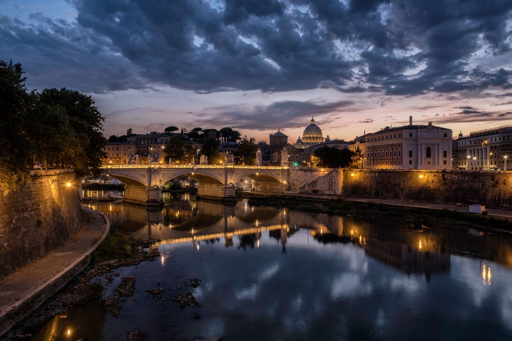 Ponte saint angelo, Italy