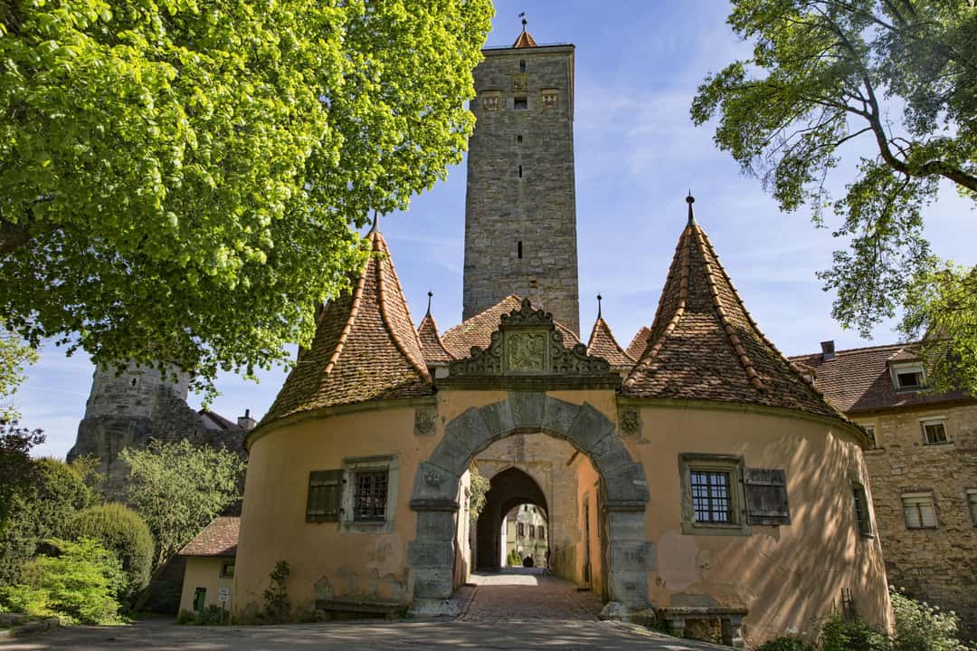Rothenburg ob der Tauber, Castle Gate, Germany