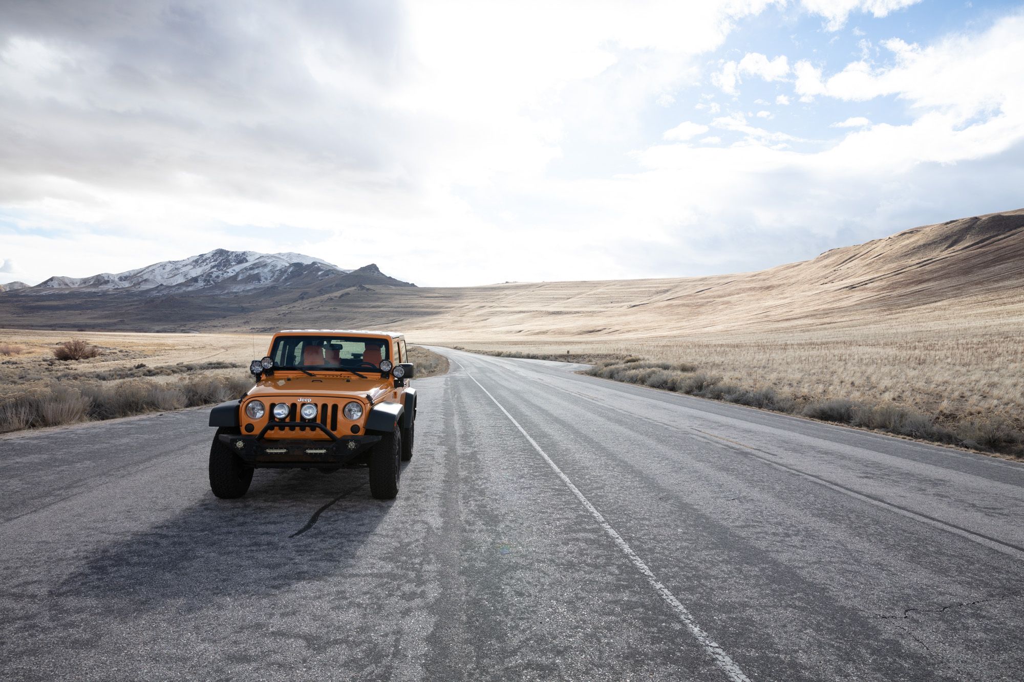 Antelope Island Road, USA