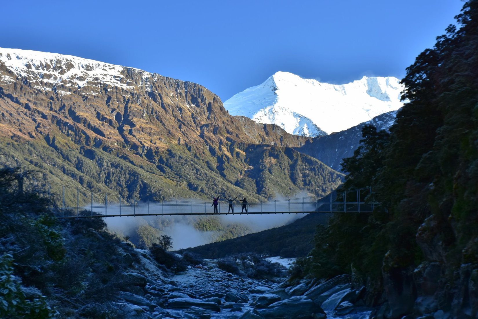 Rob Roy Track - Matukituki River Bridge, New Zealand