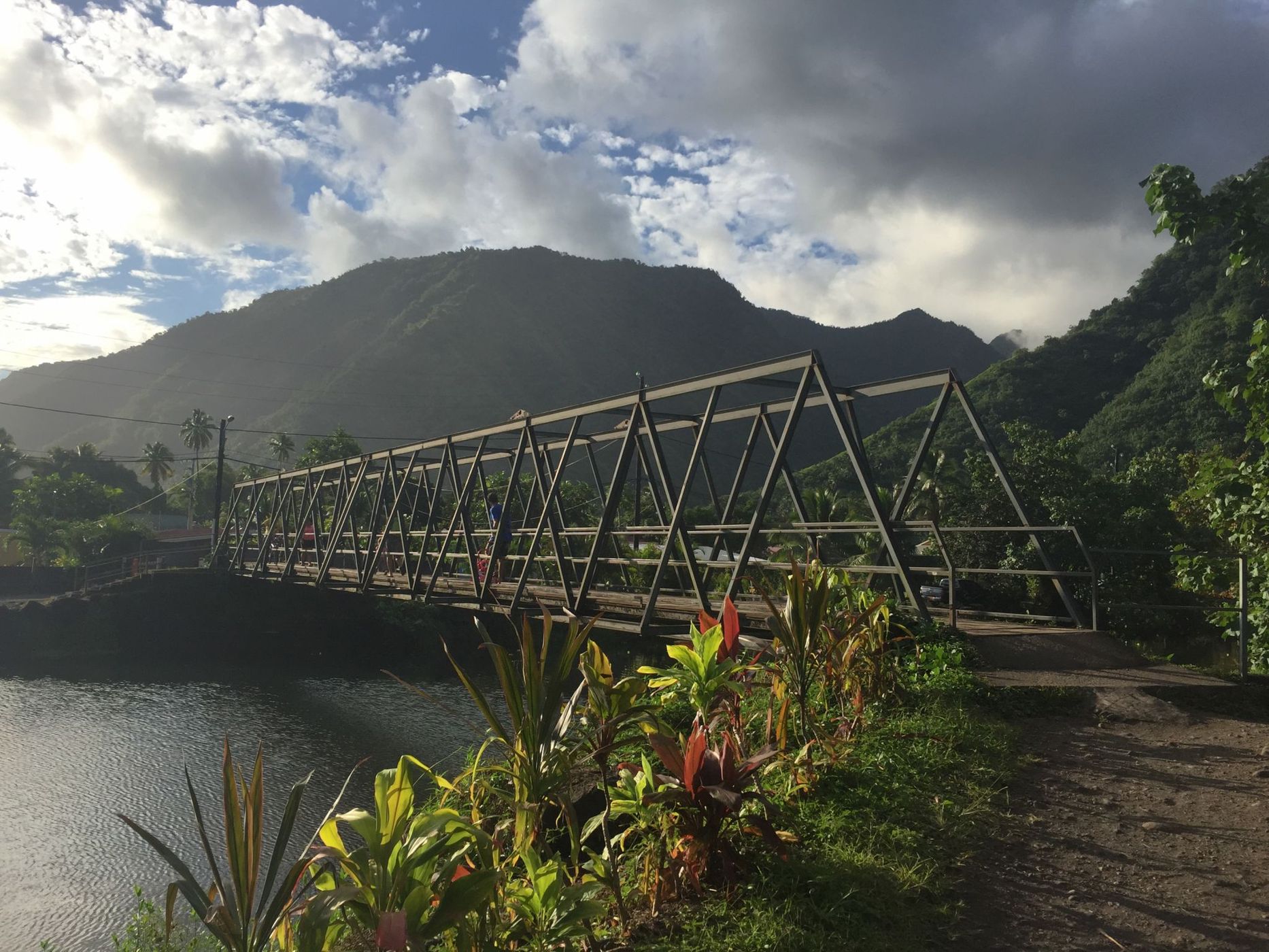 Bridge at Teahupo, French Polynesia