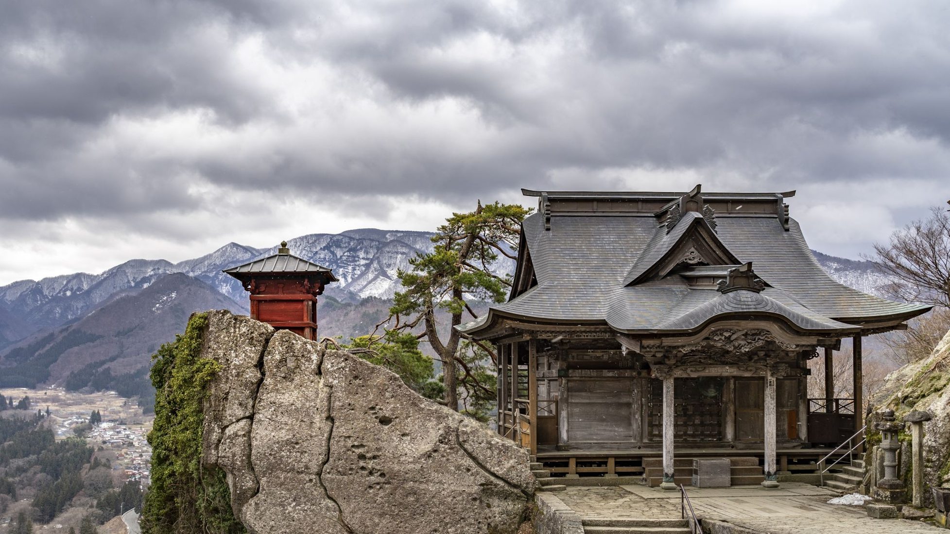 Ryūshaku-ji Temple Yamadera, Japan