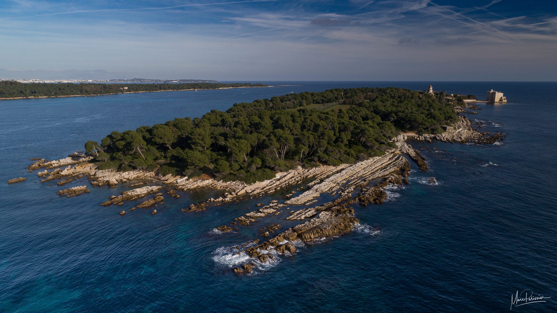 Saint Honorat from Lerins Islands, France