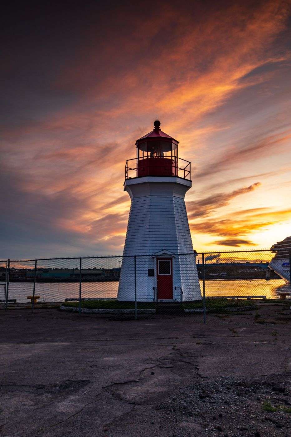 Saint John Coast Guard Base Lighthouse, New Brunswick, Canada