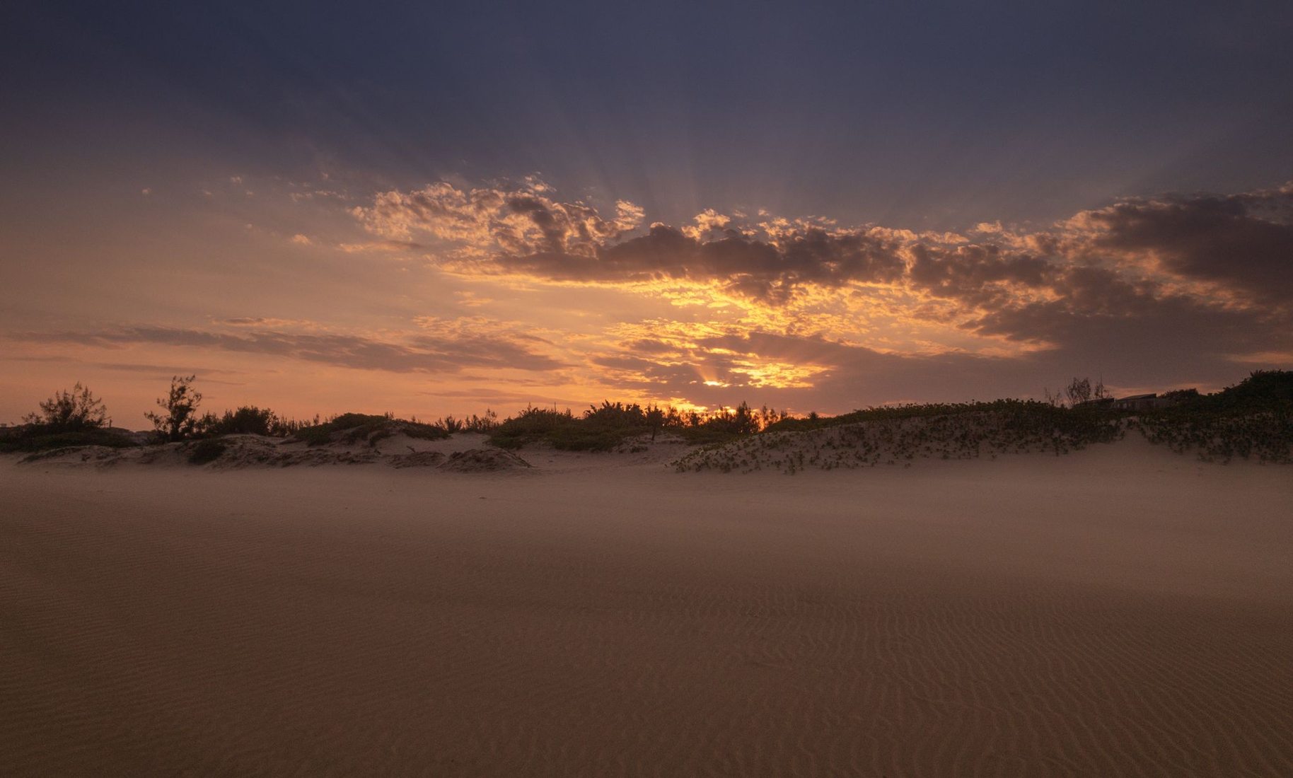 Sunset at Shelly Beach, South Africa