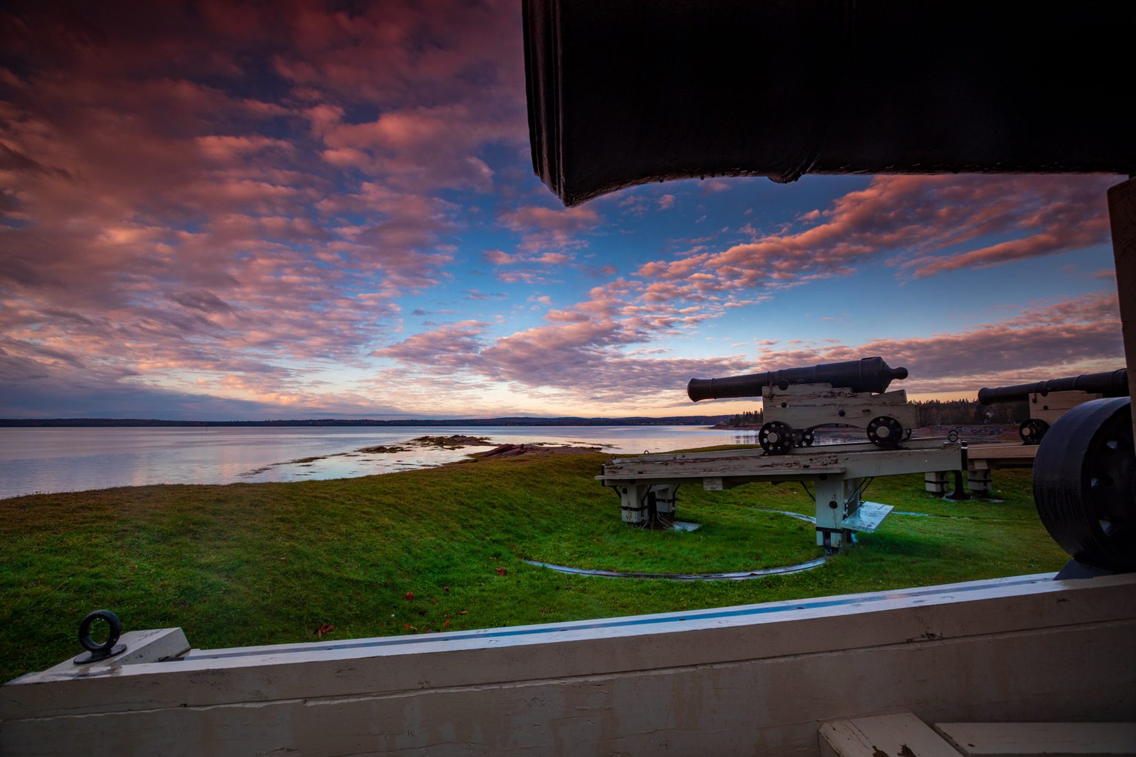 St. Andrews Blockhouse Cannon, New Brunswick, Canada