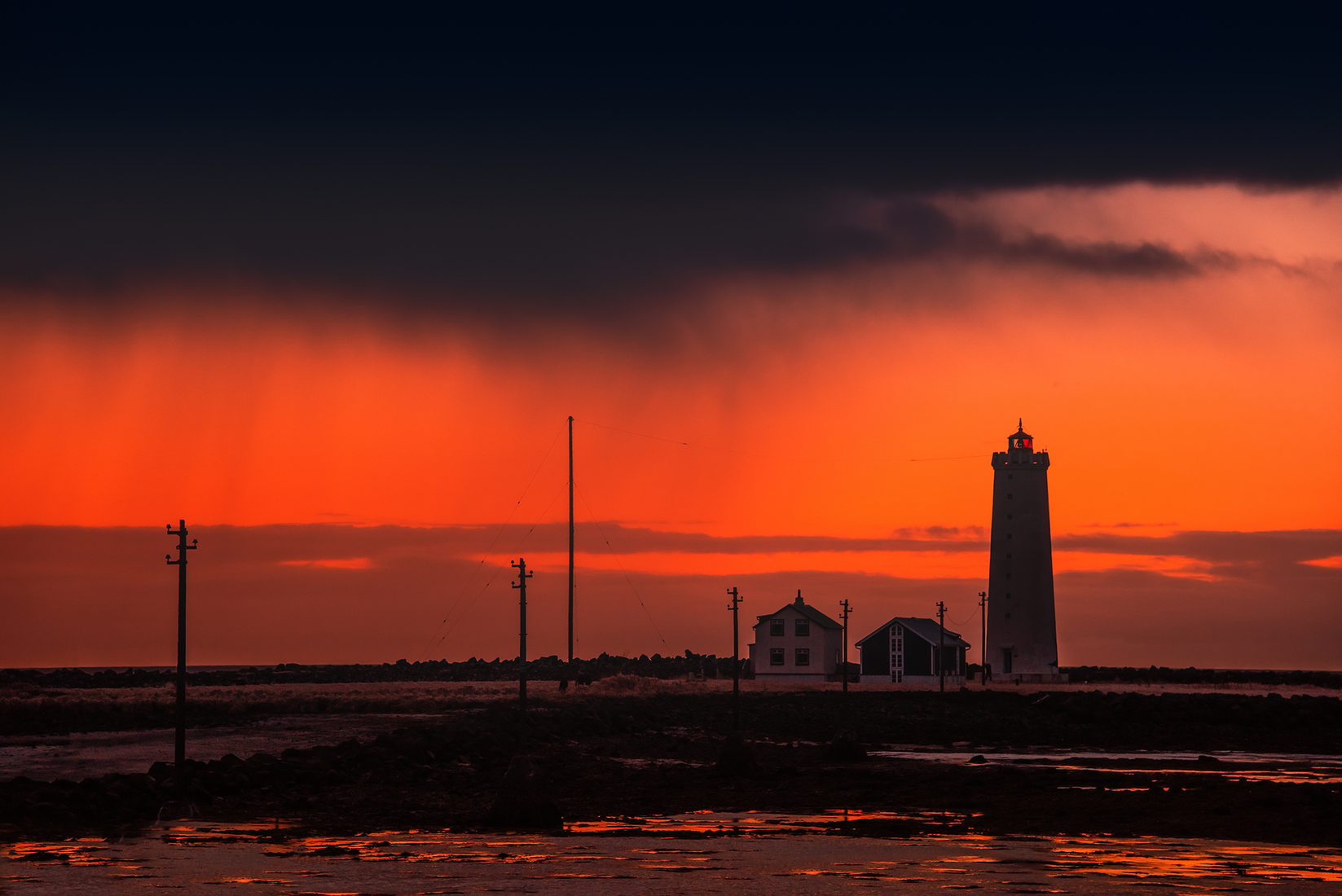 Grótta Island Lighthouse, Iceland