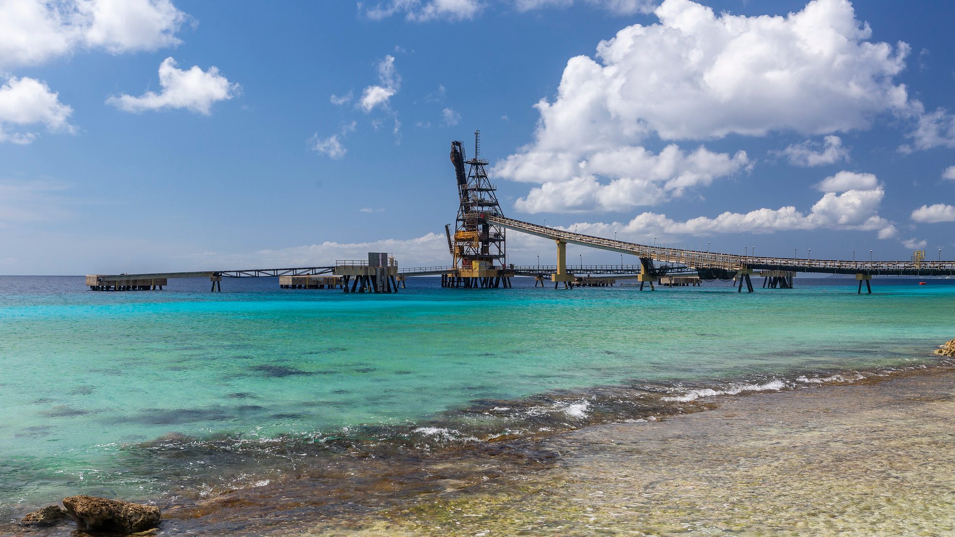 Salt Pier and Piles, Bonaire