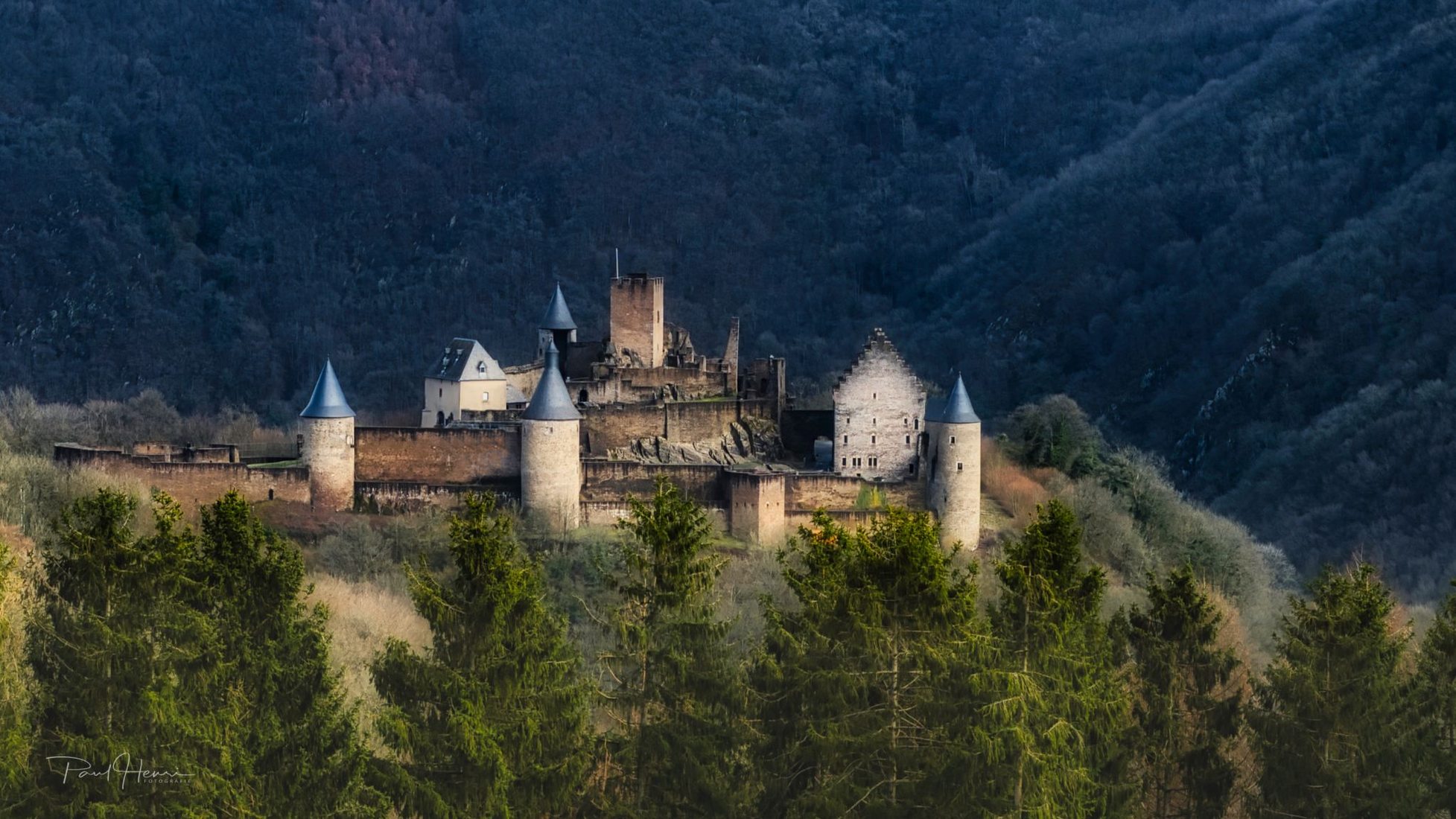 Castle Bourscheid, Luxembourg