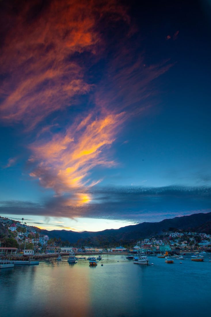 Catalina Island Sunset Usa