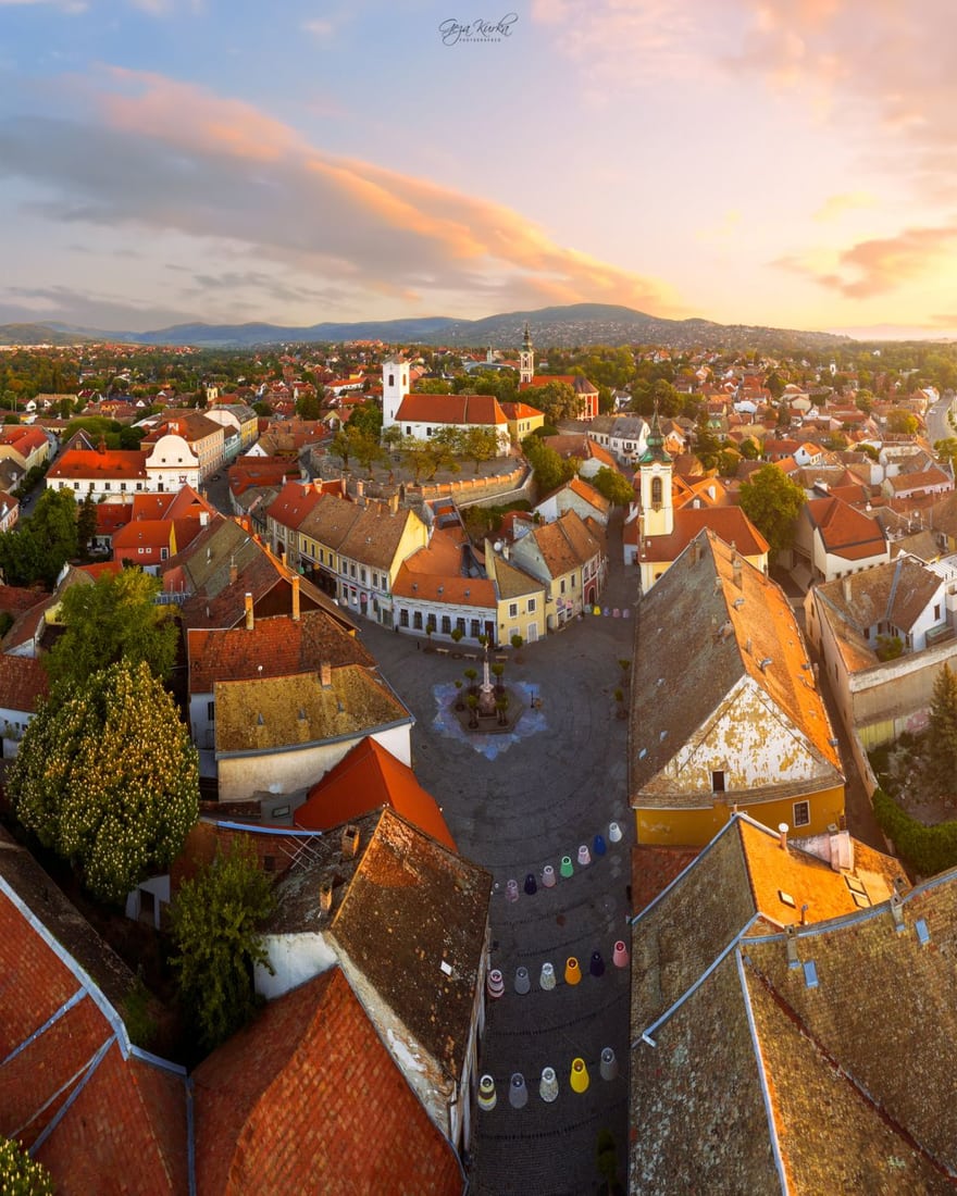 Szentendre cityscape, Hungary