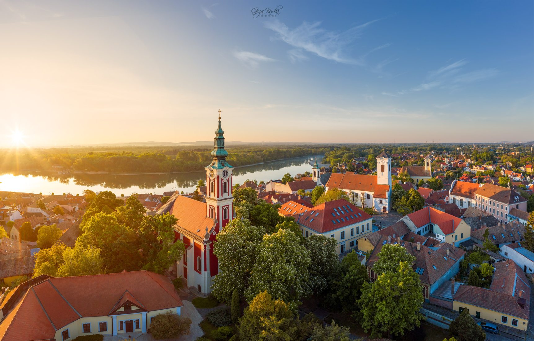 Szentendre cityscape, Hungary