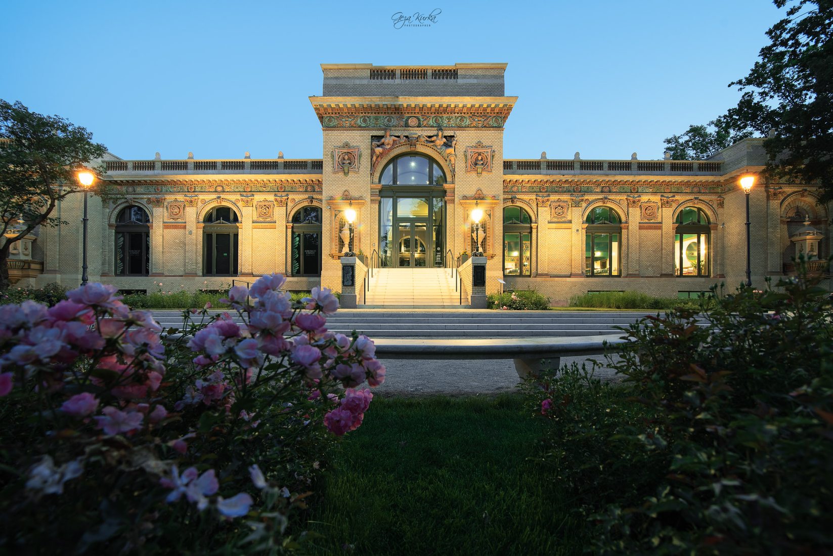 The millenium house in City park of Budapest, Hungary