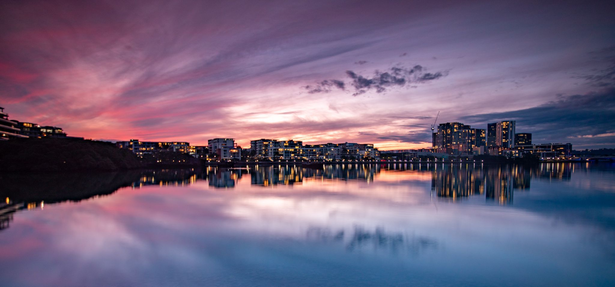 Wentworth Point Sunset Sydney New South Wales, Australia