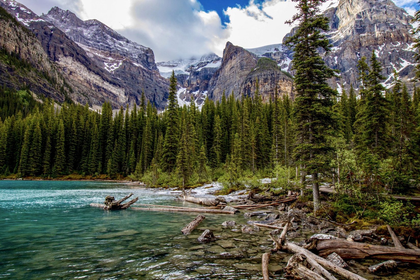 Moraine Lake Shoreline, Canada