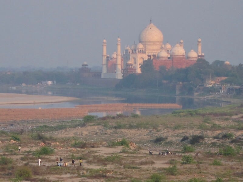 Taj Mahal from a different angle, Agra, India