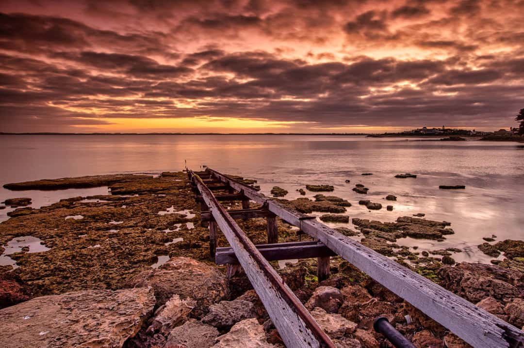 Old Boat Slipway, sunrise, Robe, South Australia, Australia