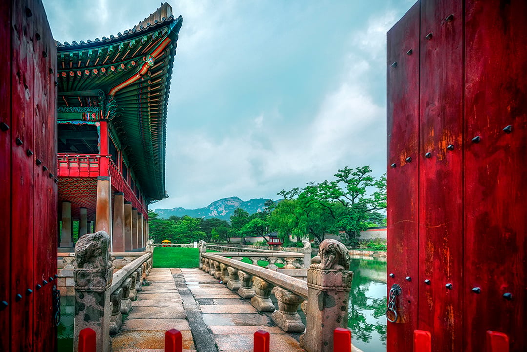 Korean Gyeonghoeru, Seoul, South Korea