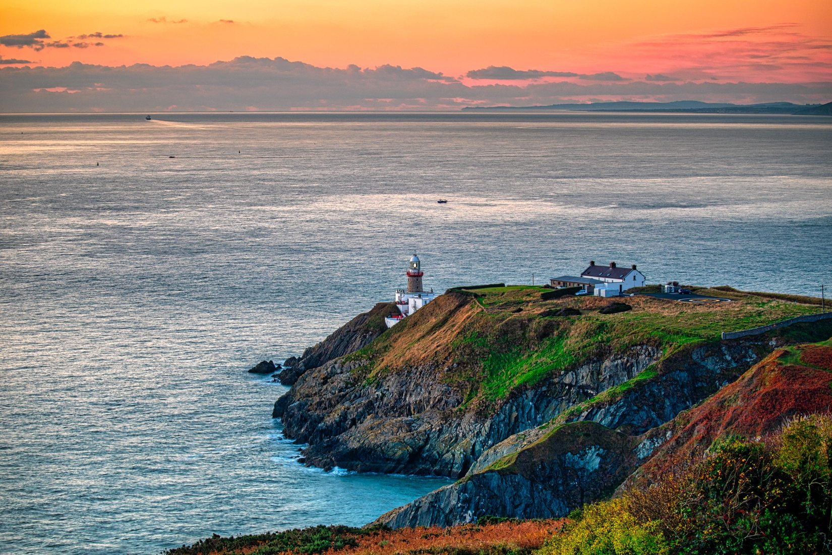 View at the Baily Lighthouse, Ireland