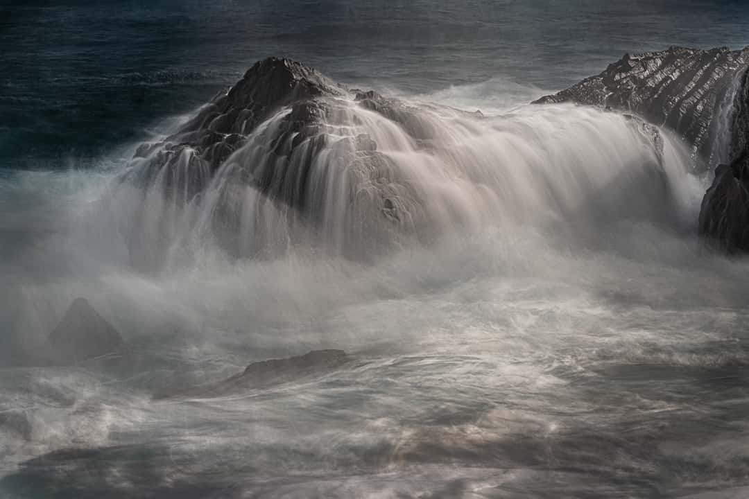 volcanic beach rocks, Italy