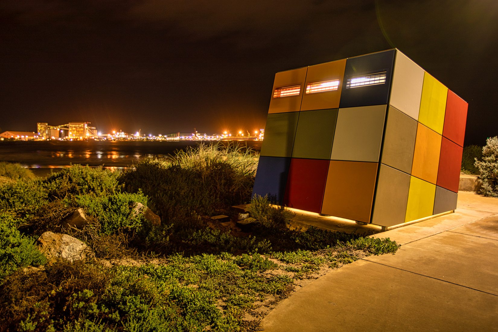 Rubiks Cube on the beach, Geraldon, Western Australia, Australia