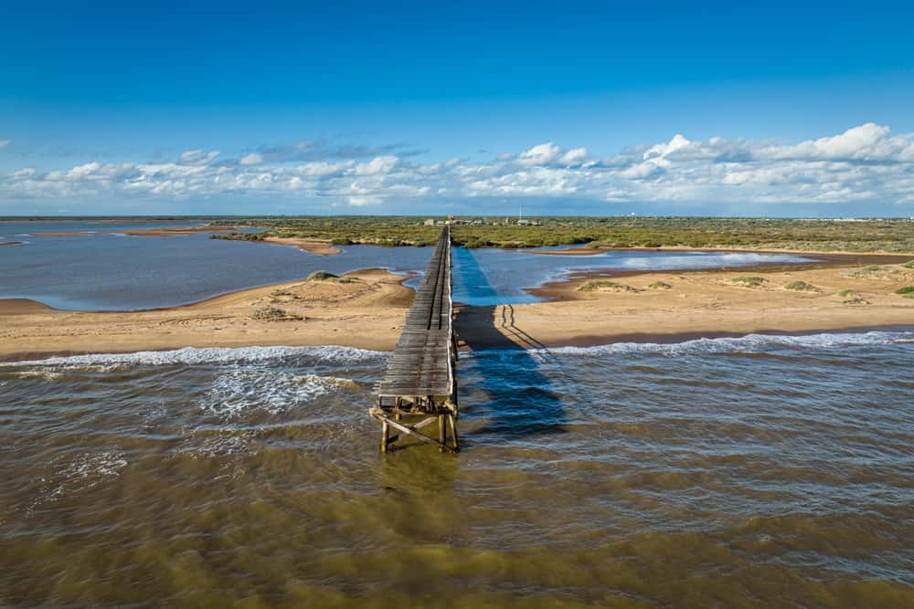 1 mile Jetty, Babble Island, Carnarvon Western Australia, Australia
