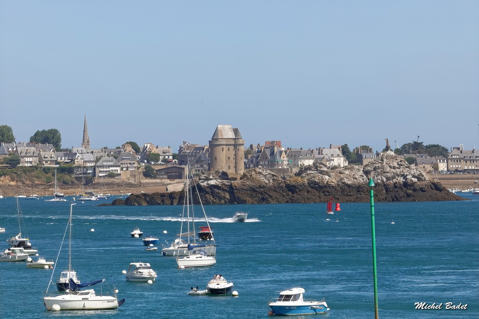 Saint-Malo, Saint-Servan et Le Rocher de Bizeux, France