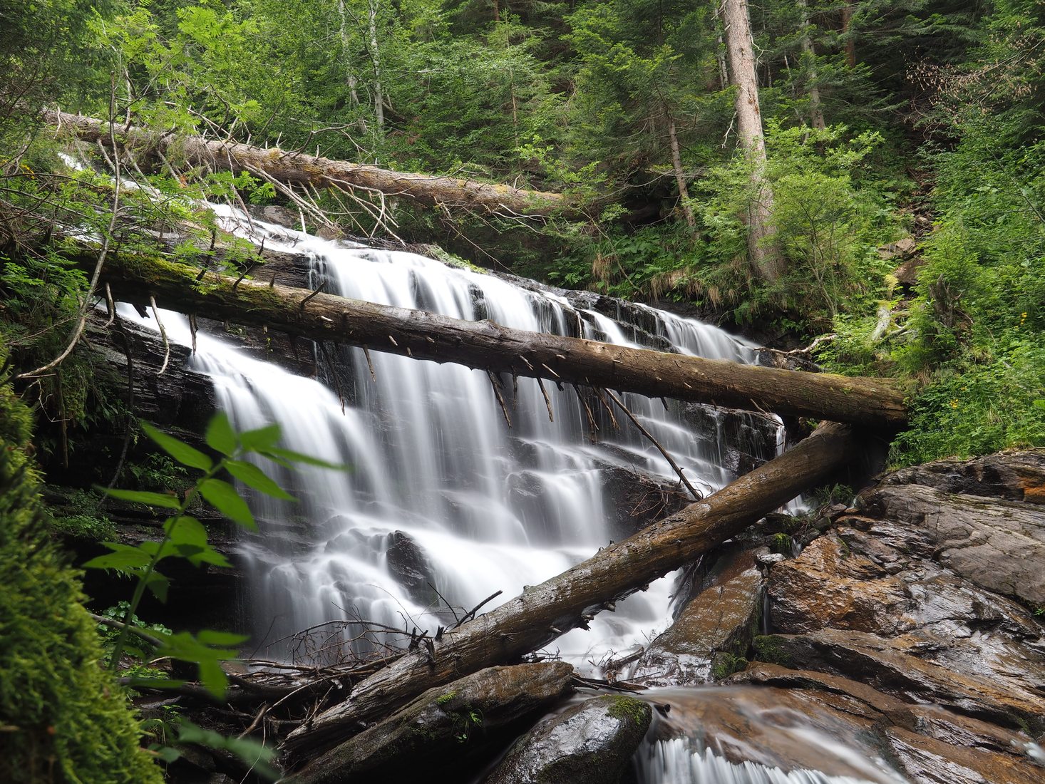 Waterfall Weisse Sulm, Austria