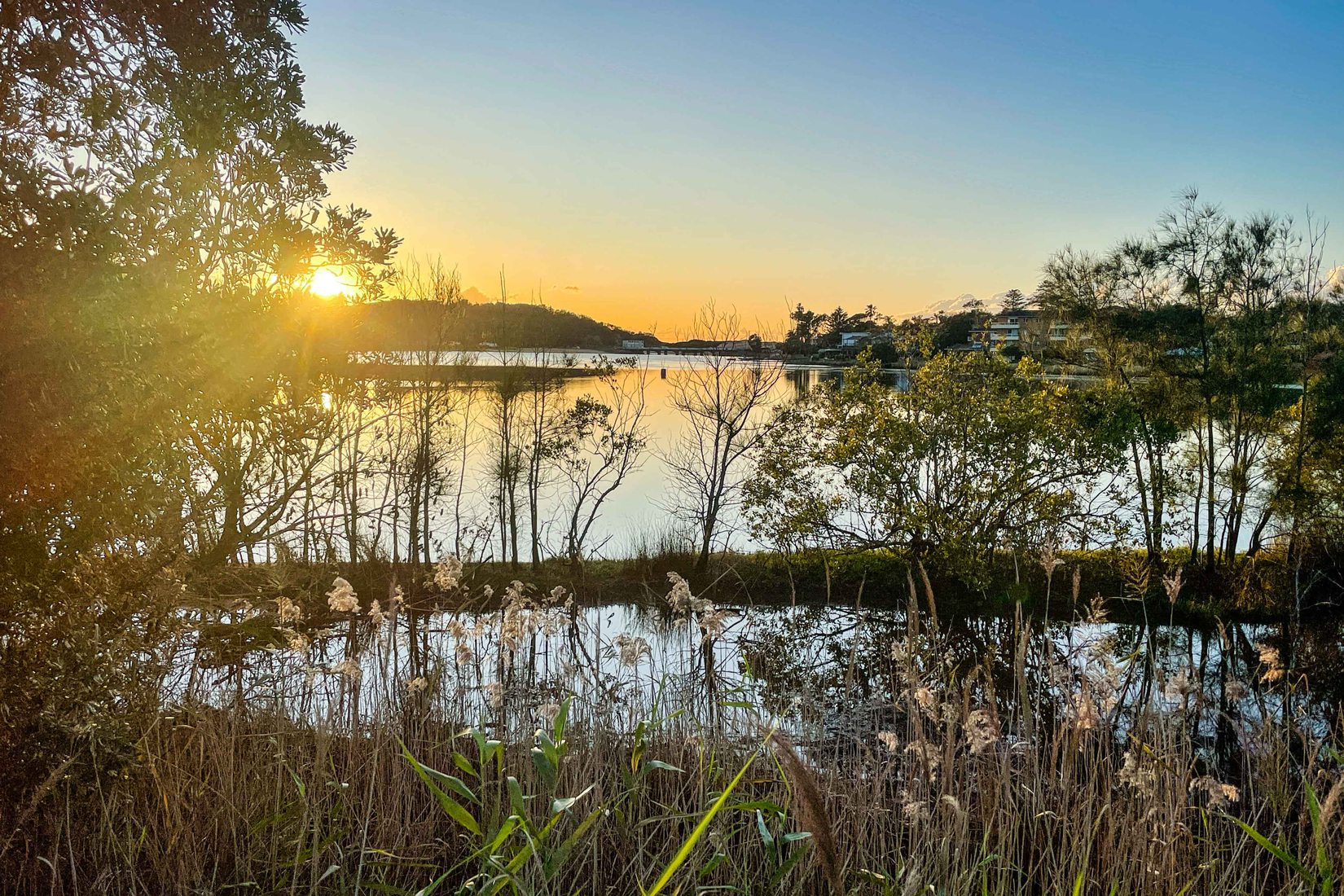 Narrabeen Lagoon, Northern Beaches, Sydney, New South Wales, Australia