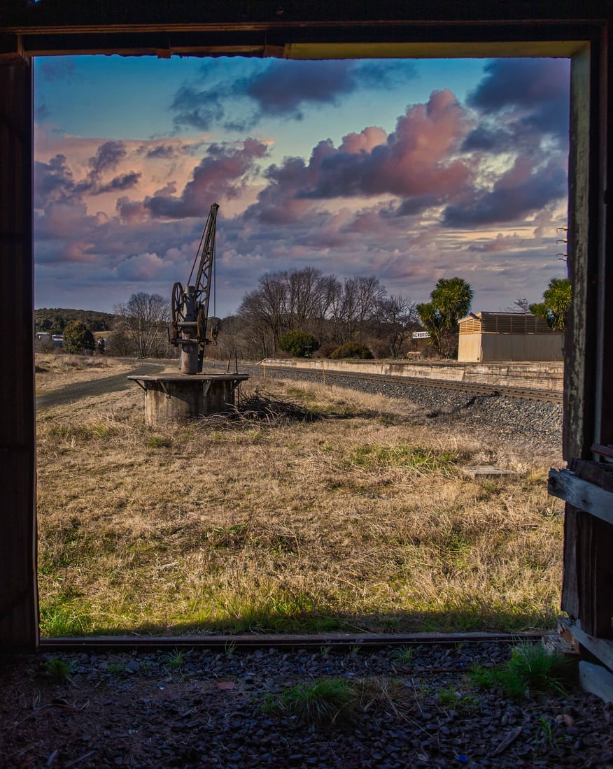 Warehouse, Railway Station, Newbridge, New South Wales, Australia