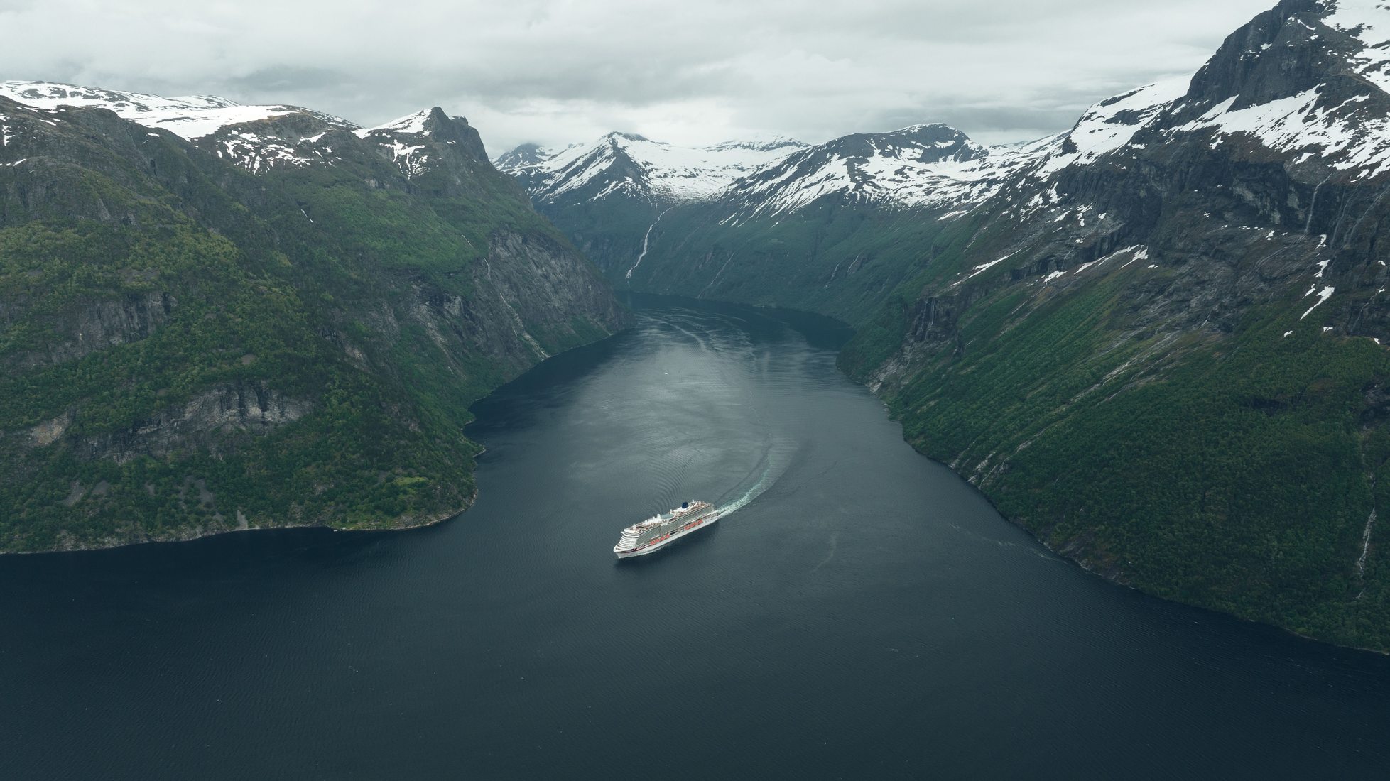 Geirangerfjord [drone], Norway