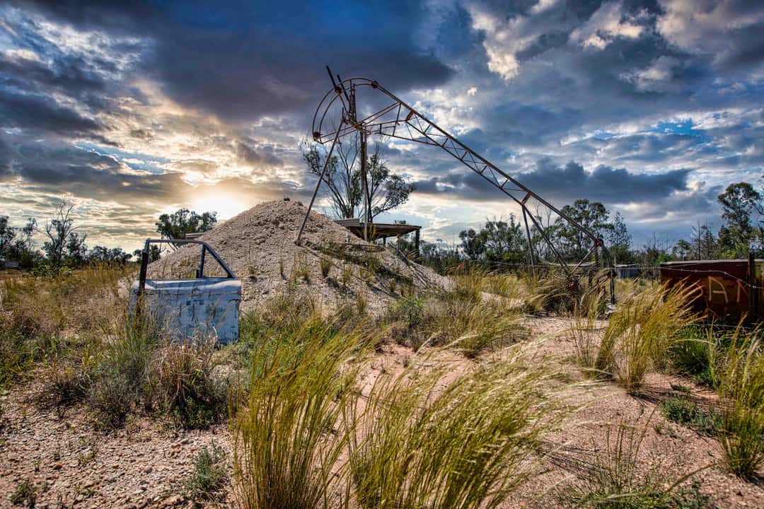 Opal Mining, Grawin, New South Wales, Australia