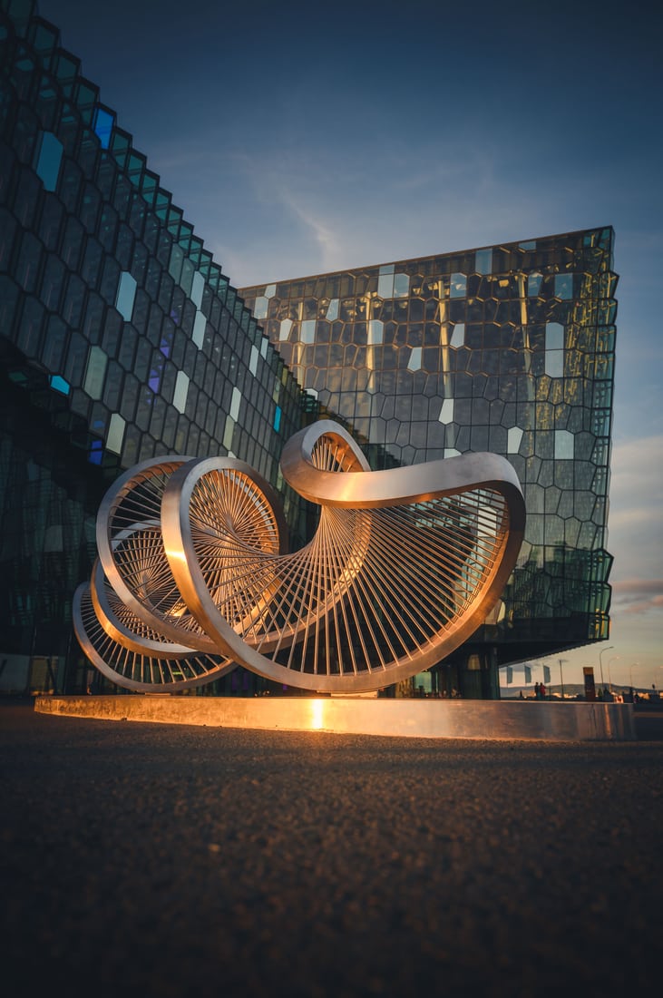 'Wind Harp', Iceland