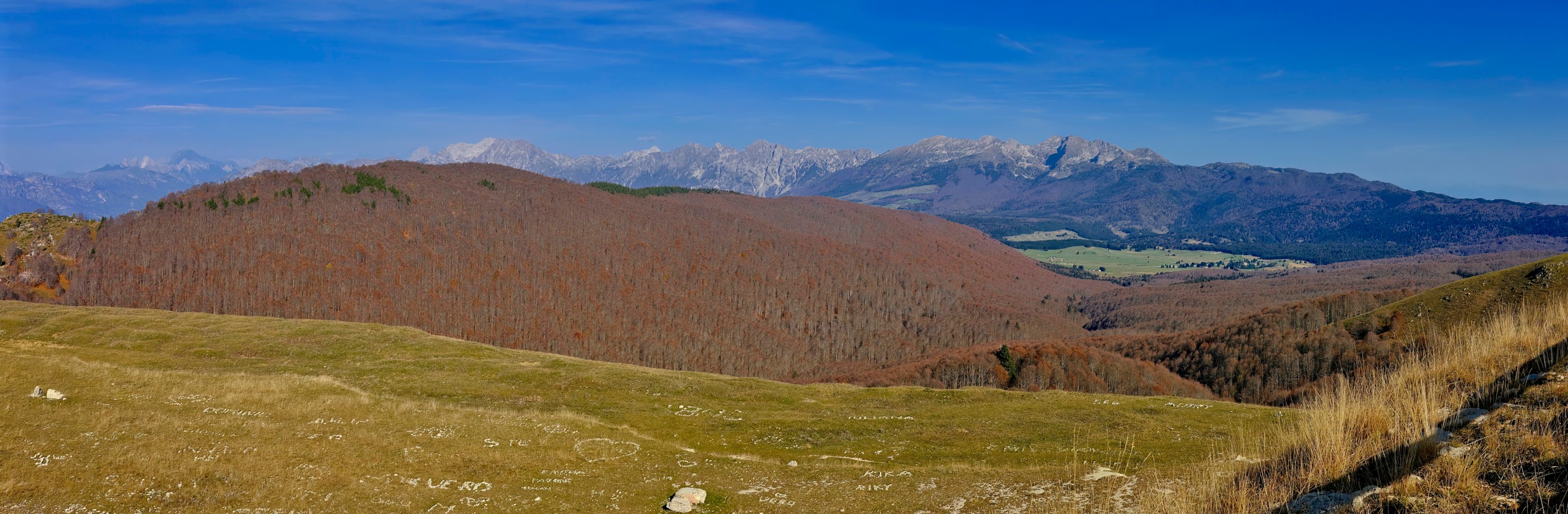 Cansiglio view from Mt. Pizzoc, Italy