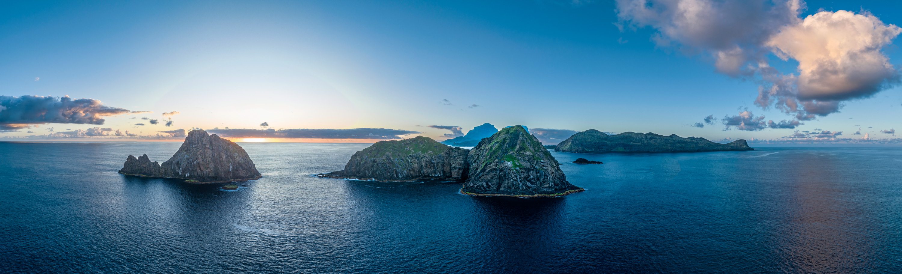 Drone Sugarloaf Island, Lord Howe Island, New South Wales, Australia