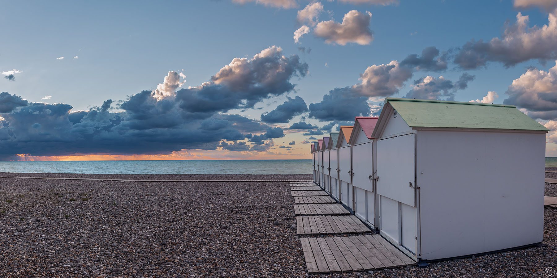 Le Tréport beach (plage), France