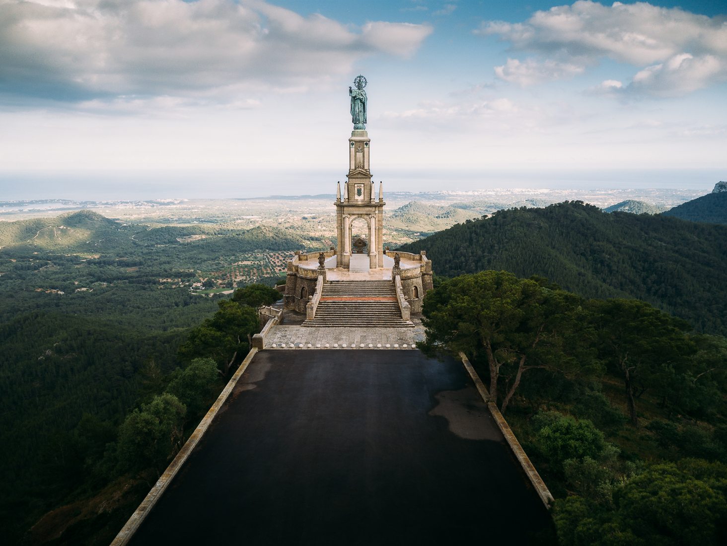 Puig de Sant Salvador (Aerial View), Spain