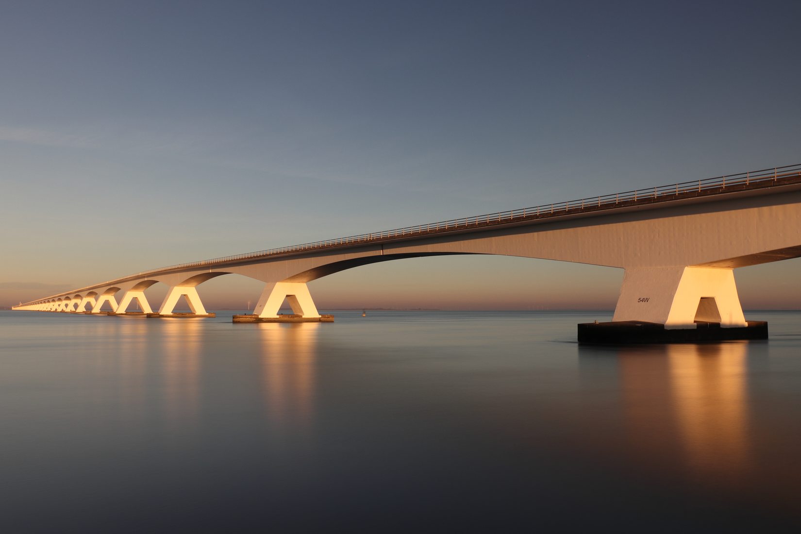 Zeelandbrug / Zeeland bridge (long exposure), Netherlands