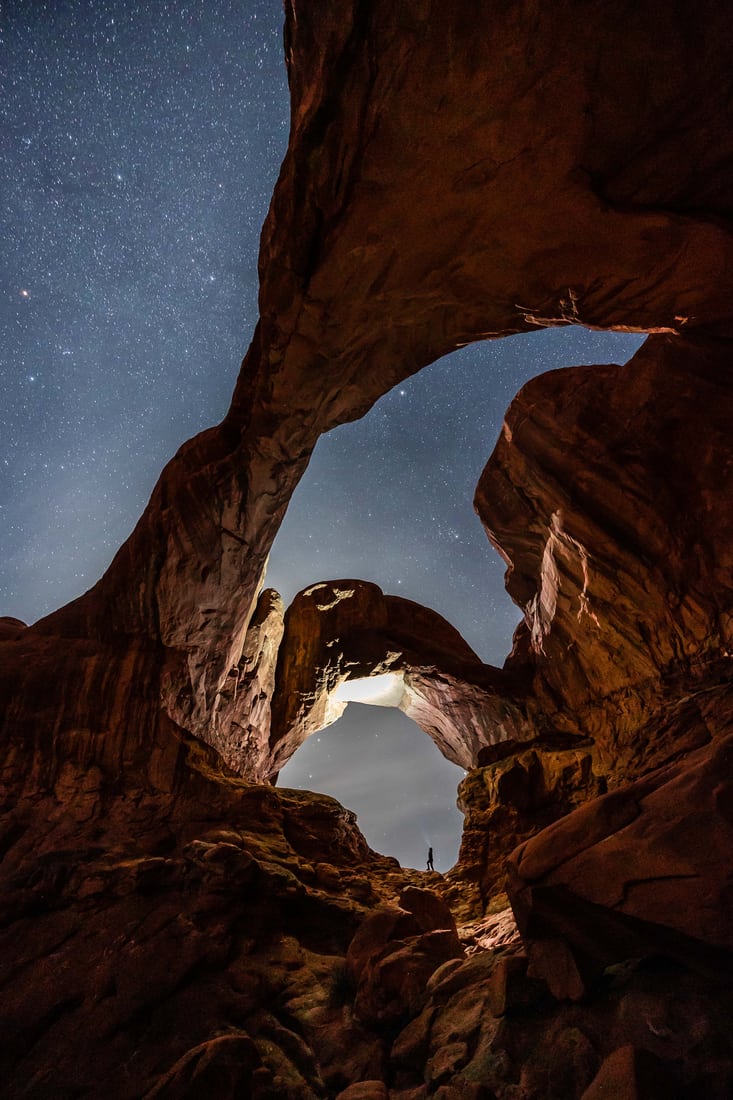Double Arch, Arches National Park, USA